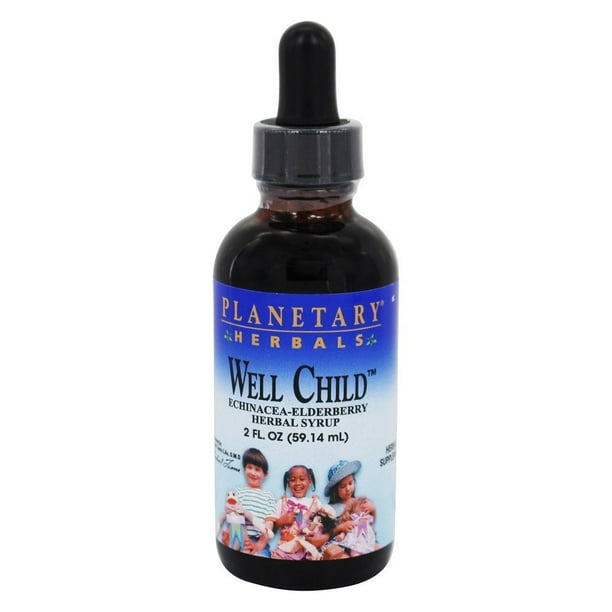 Planetary Herbals - Well Child Echinacea-Elderberry Herbal Syrup - 2 fl ...