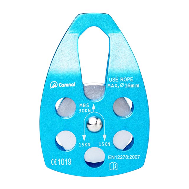 Heavy Duty Micro Pulley Rock Climbing Rope Slider Roller Guide Wheel ...