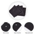 8Pcs 2 Style Square Velvet Jewelry Bags with Snap Fastener Black 7~10x7 ...