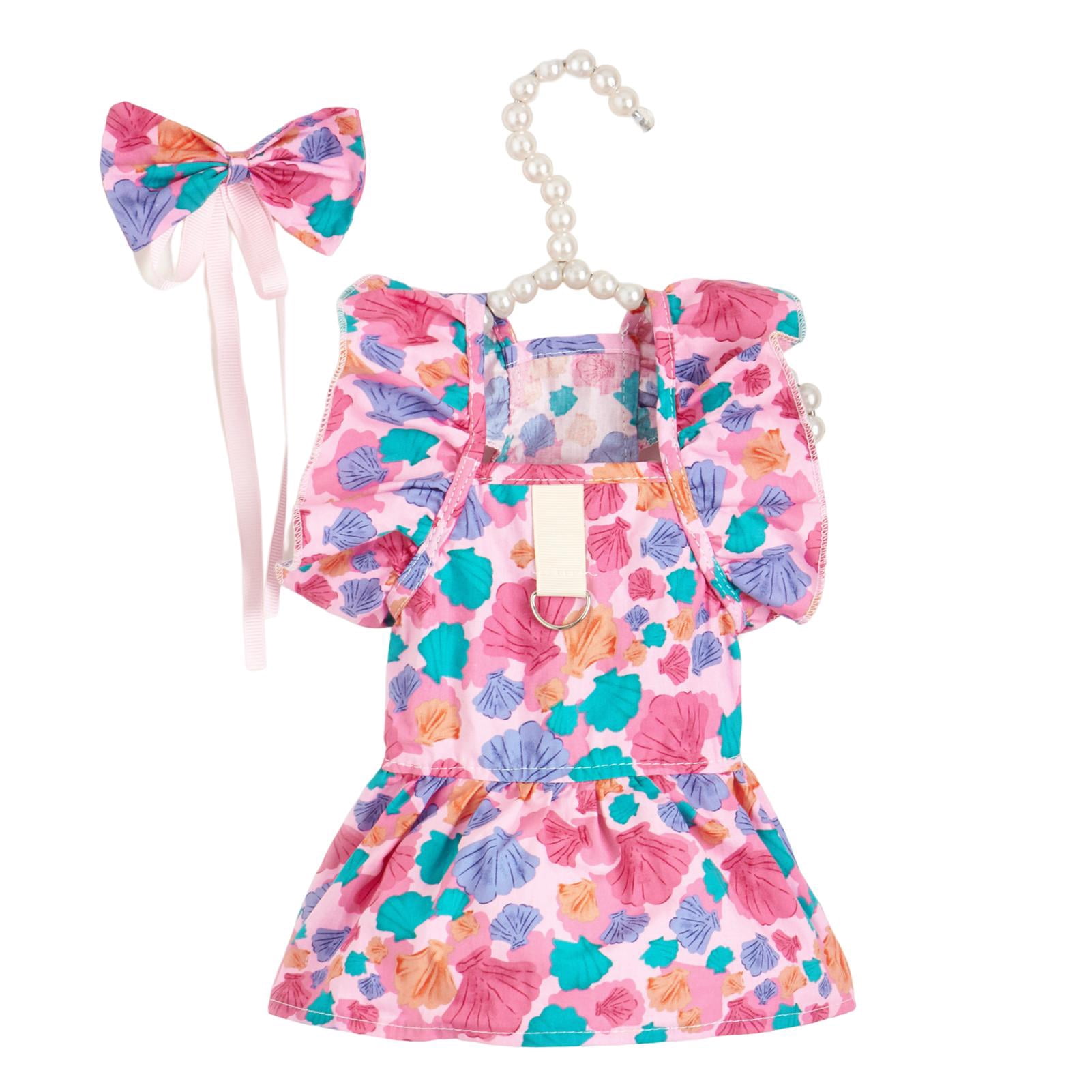 Pnellth Pet Dress Flying Sleeve Adorable Windproof Breathable Good ...