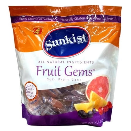 Sunkist Fruit Gems: Grapefruit and Lemon Flavored Chewy Chews - 2 ...