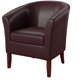 Linon Home Simon Club Chair, Multiple Colors - Walmart.com