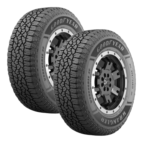 Paquete de 2 Llantas 31X10.50 R15 GOODYEAR WRANGLER WORKHORSE AT 109S | Bodega Aurrera en línea