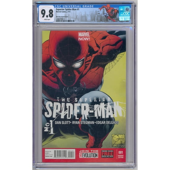 Superior Spider-Man #1 - CGC 9.8 Comic Book - Walmart.com