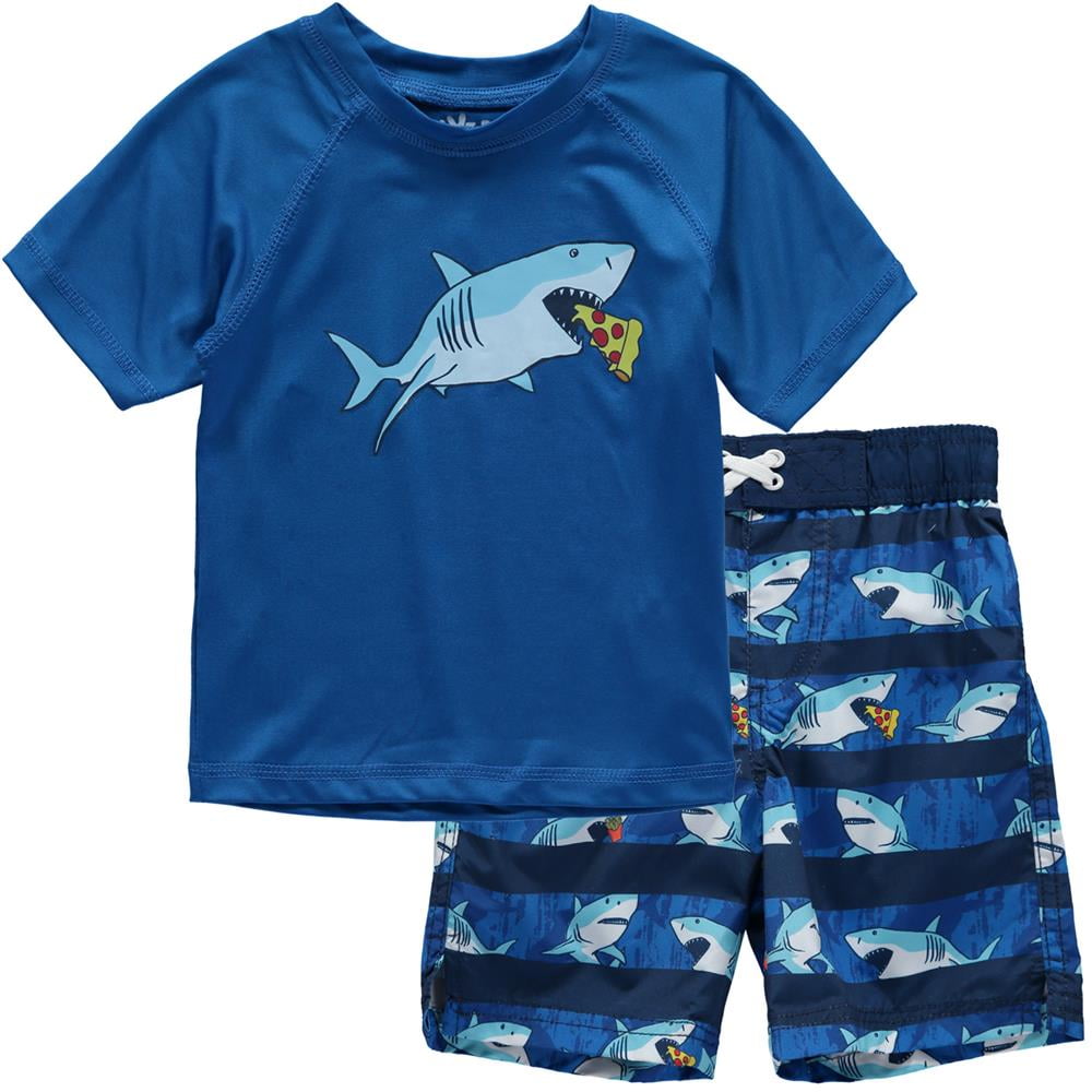 iXtreme Boys 4-7 Shark Rashguard Swim Set - Walmart.com