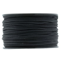 Micro Cord Paracord 1.18mm x 125' Black by Jig Pro Shop - Made in the ...