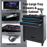 WORKPRO 24.5 Inch 5-Drawer Rolling Tool Chest, Sliding Metal Drawer ...