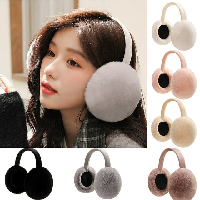 Folding Ear Muff Winter Ear Caps for Outdoor - Walmart.com