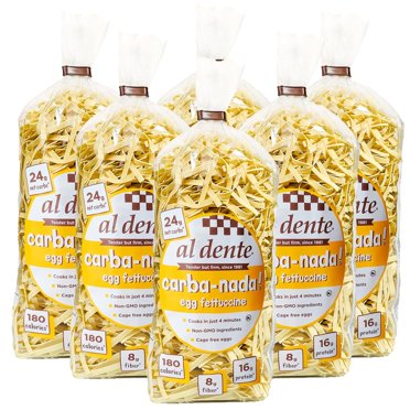 Al Dente Pasta Company's Carba-Nada Reduced Carb, High Protein Egg ...