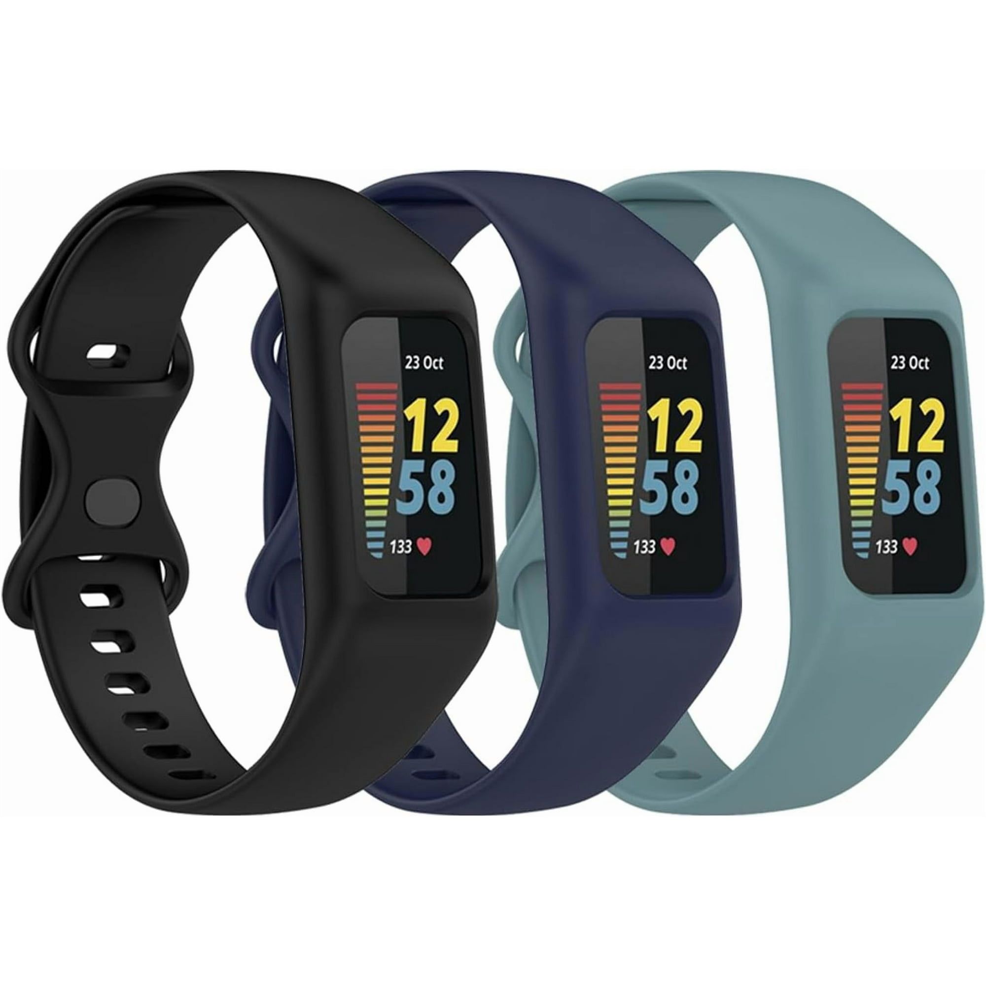 Click here for Mykomi 3 Pack Soft Watchband Compatible With Fitbi... prices