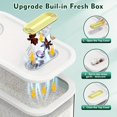 11/ 22LBS Rice Dispenser, Large Dry Food Storage Container with ...