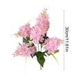 Artificial Flowers Hyacinth Stem Realistic Faux Floral Arrangements for ...