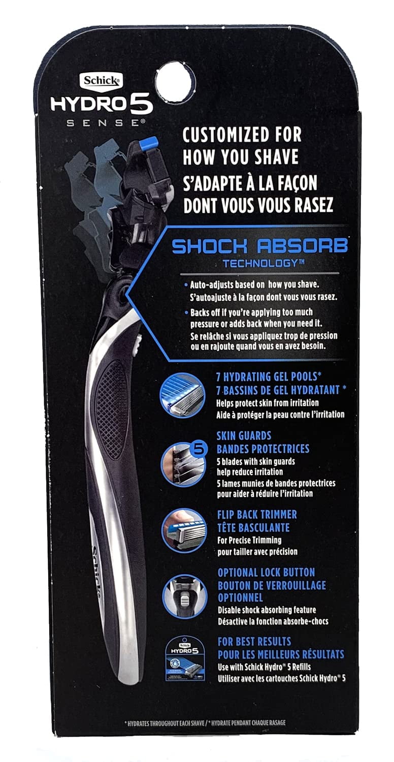 Buy Schick Hydro 5 Sense Hydrate Razor Limited Edition Hande with Shock ...