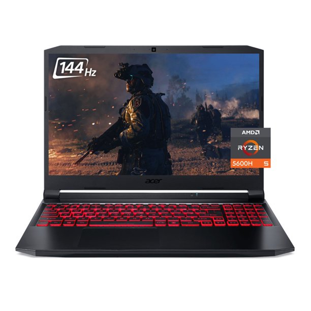 Acer Nitro 5 Gaming Laptop 15.6" FHD IPS 144Hz RTX 3060 Ryzen 5 5600H ...