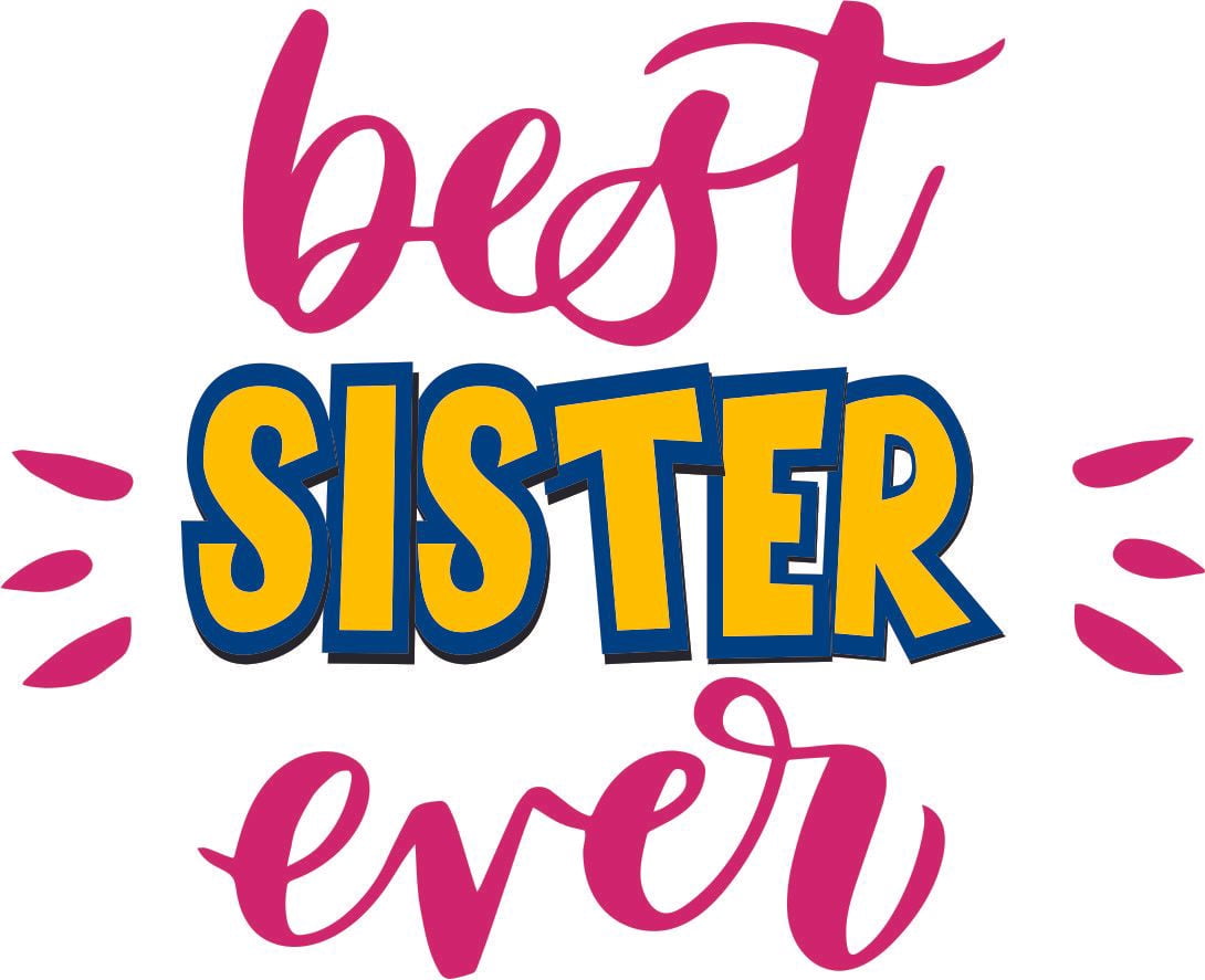 Home Kids Girls Bedroom Vinyl Sibling Inspirational Quotes Design ...