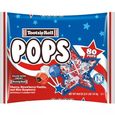Ring Pop Limited Edition Red, White, and Blue Lollipop Variety Pack (32 ...