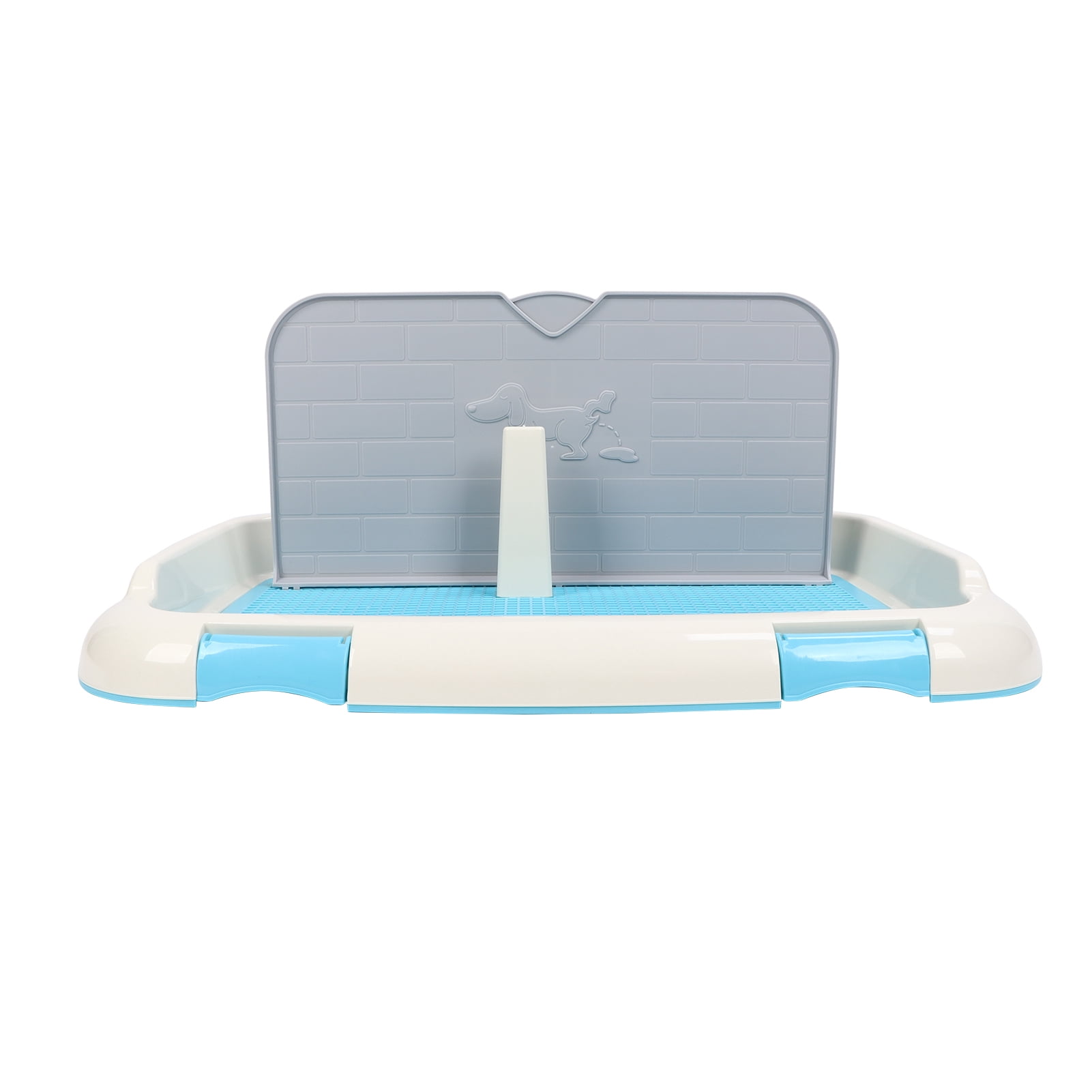 Potty Traywith Wall,Dog Potty Tray Indoor Dog Toiletwith Cover Potty ...