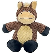 Glory To Dog Roly-Poly Cow Plush Dog Toy with Krinkle and Squeaker ...