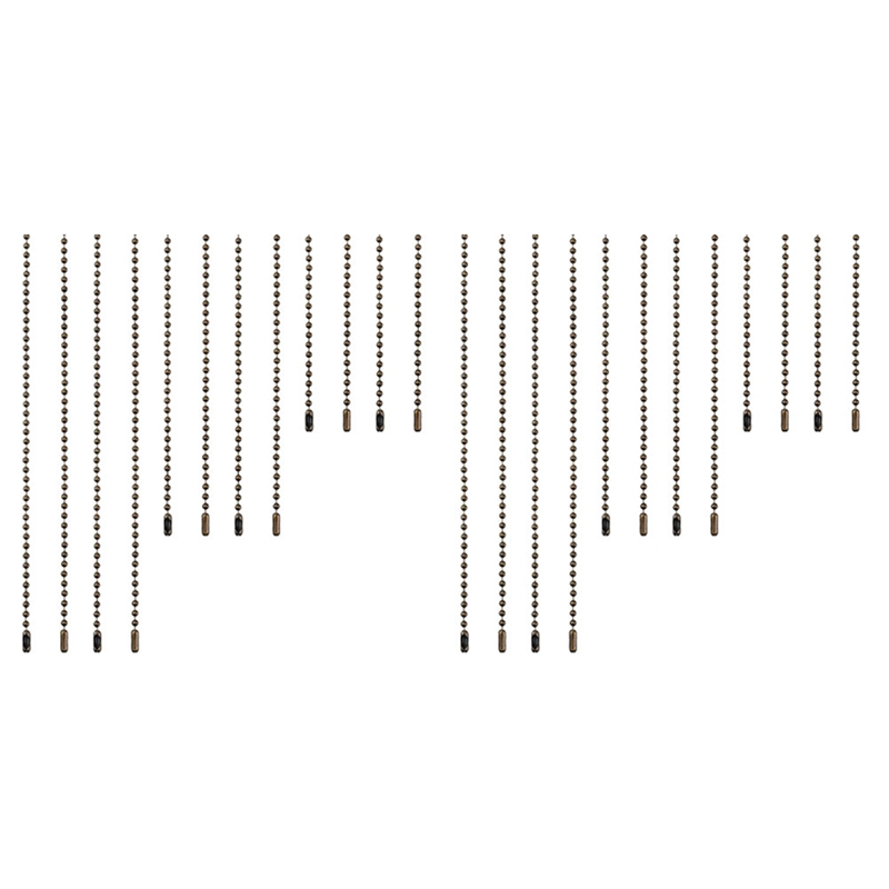 24 Pieces Ceiling Fan Pull Chain Extender Bronze Fan Chain Extension 12 ...