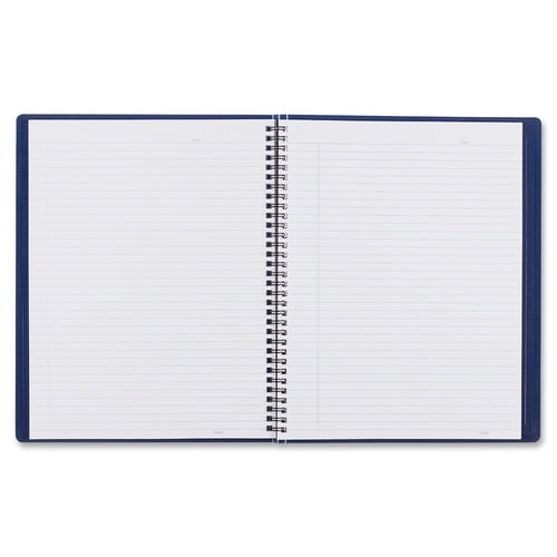 Blueline Duraflex Notebook – Letter 160 Sheets – Twin Wirebound – Ruled ...