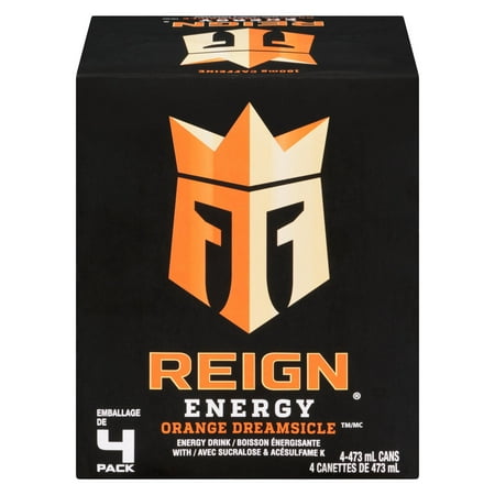 REIGN, Orange Dreamsicle, 473mL, 4 Pack, 473 mL 4 pack - Walmart.ca