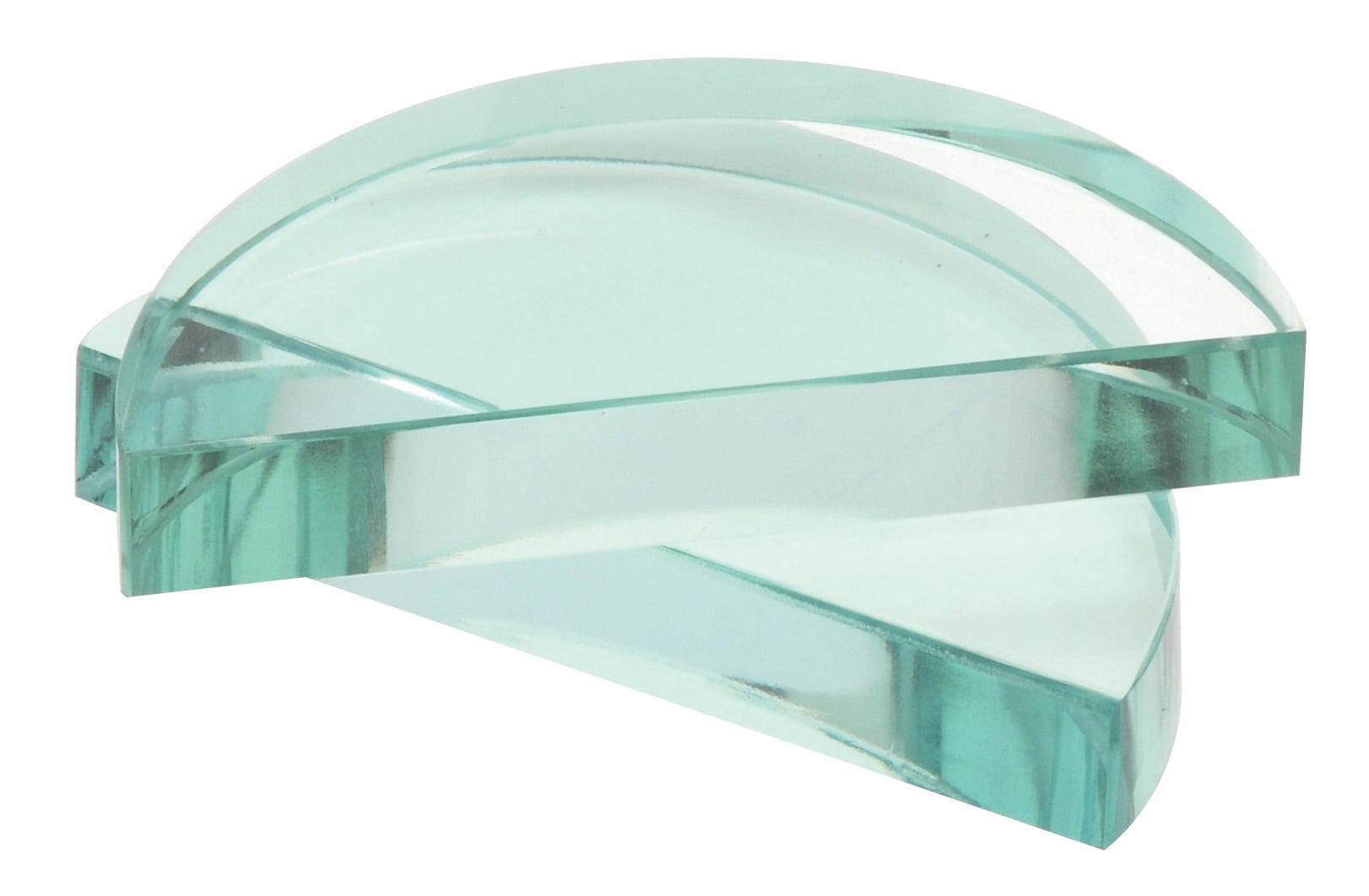 Semi Circular Glass Prism Block - 90mm x 45mm x 15mm - Eisco Labs ...