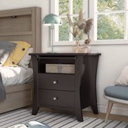 Free Shipping! Nathan James Luke Light Brown Wood Nightstand Bed Side ...