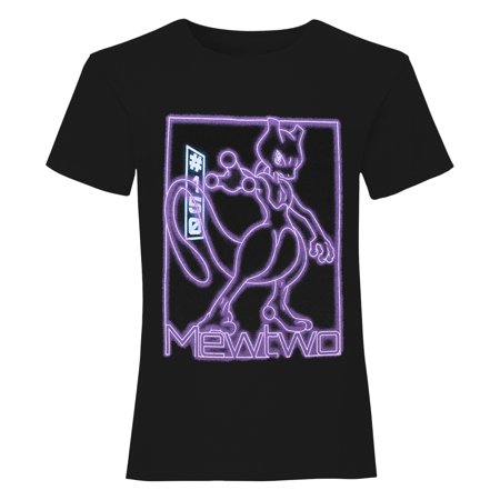 Pokemon Neon Mewtwo Girls T-Shirt | Official Merchandise | Walmart Canada