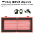 Arc Welding Magnifier Lens Welder Screen Helmet Glass Diopter 1.75 Anti ...