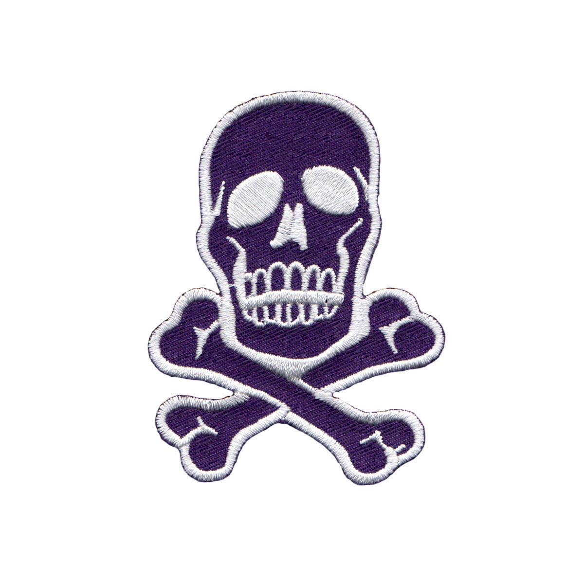 Purple Skull And Crossbones
