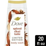 Dove Spiced Chai Latte Liquid Body Wash for Deep Nourishment Holiday ...
