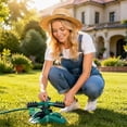 Automatic Lawn Sprinkler, 360 Degree Rotating Circular Garden Sprayer ...