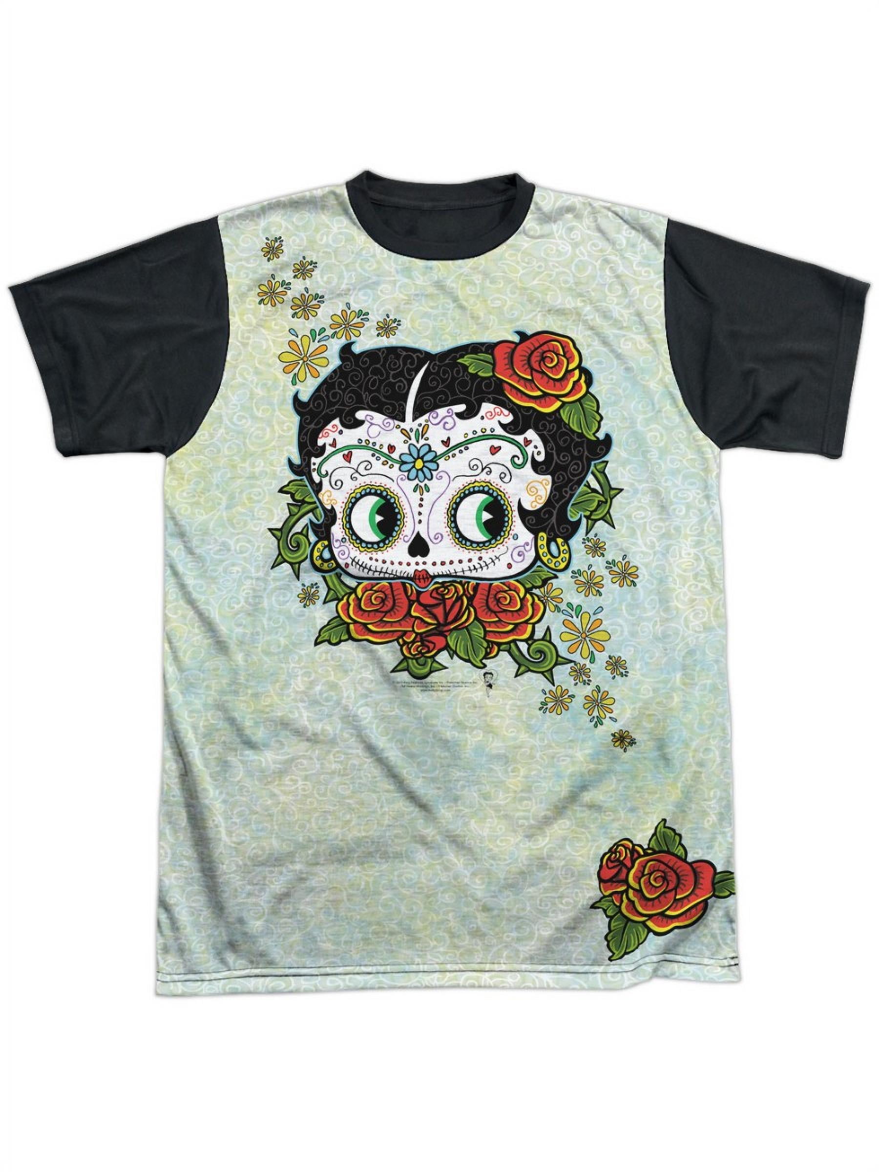 Betty Boop 1930s Animated Character Icon Day of the Dead Adult Black ...