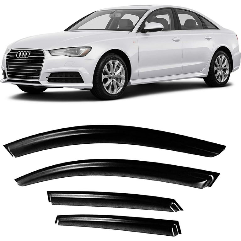 JSP Window Vent Visor For Audi A6 Sedan 2015-2018 Tape-On, 54% OFF