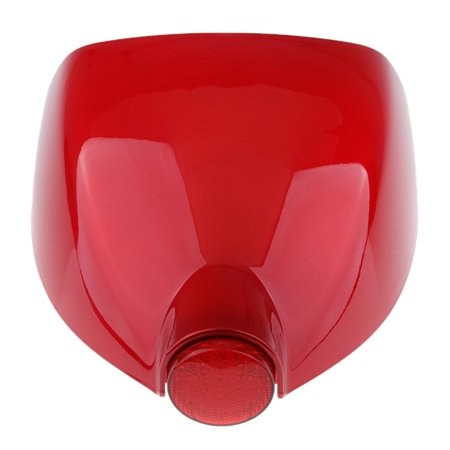 Motorcycle Red Rear Seat Cowl Cover Cafe Racer Compartment with LED ...