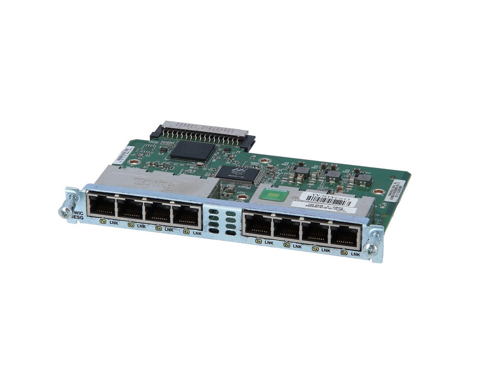Used Cisco EHWIC-D-8ESG 8 Ports 10/100/1000Base High-Speed WAN Ethernet ...