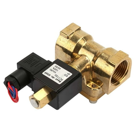 Brass Solenoid Valve, G1" Small Electric Solenoid Valve, Nbr For Air ...