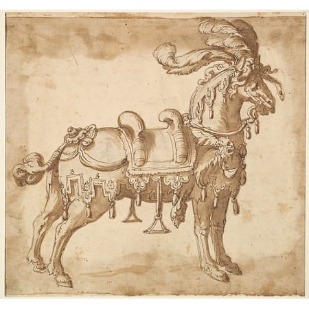 Horse Dressed Up for a Tournament or Ceremonial Entry Poster Print by ...