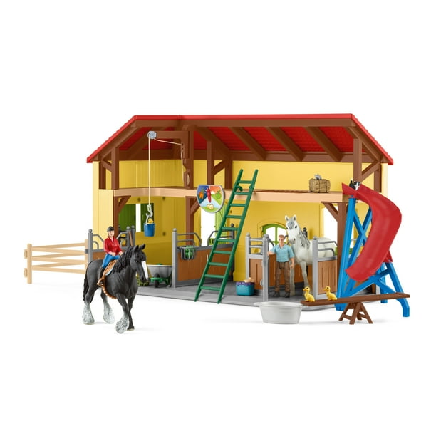 Schleich Horse Stable Set - Walmart.com