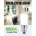C7 LED Bulb, 15 Watt Light Bulbs Equivalent(1.5W), S6 Mini LED Bulb E12 ...
