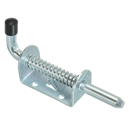 Uxcell Spring Loaded Latch Pin 5", Iron Security Latch Sliding Barrel ...