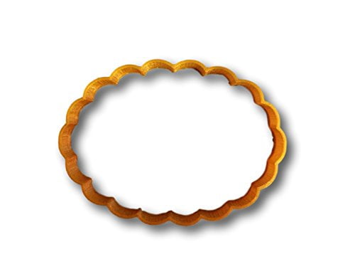 Scalloped oval Cookie Cutter (1 inch)- Fast Shipping - Sharp Edges ...