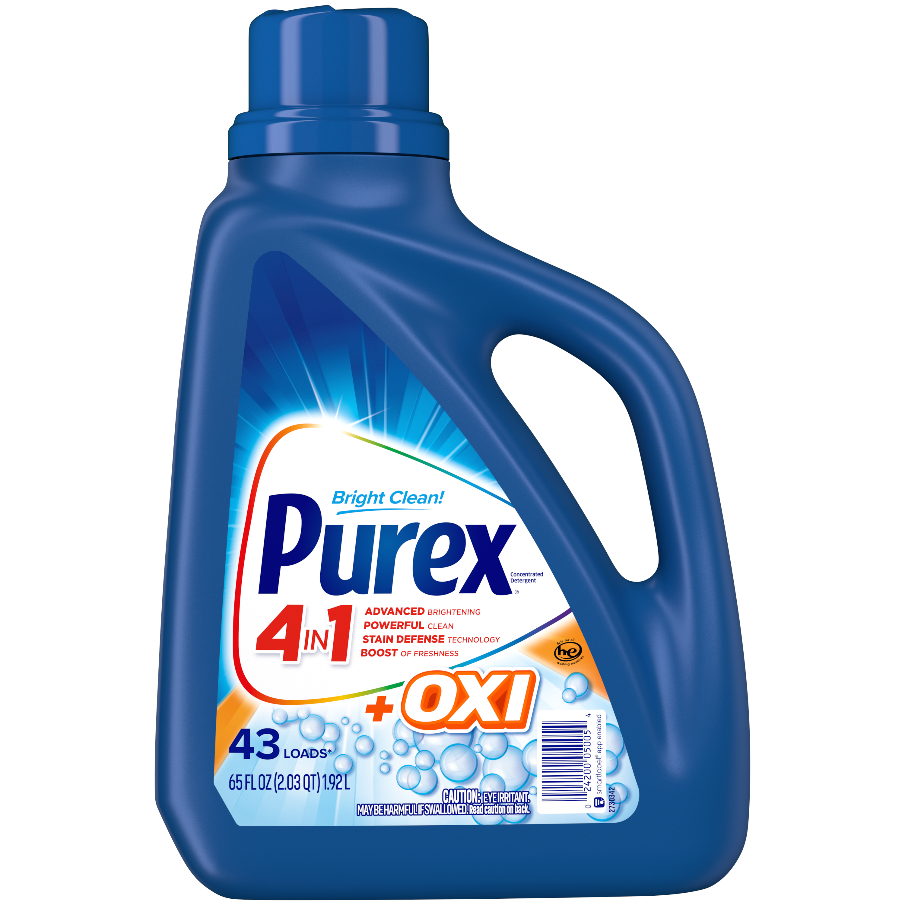 Buy Purex 4 in 1 Plus OXI Liquid Laundry Detergent 65 Ounces 43 Loads Buy Purex 4 in 1 Plus OXI Liquid Laundry Detergent 65 Ounces 43 Loads