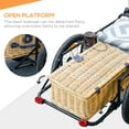 Aosom Bike Trailer Bicycle Cargo Trailer Wagon with Removable Storage ...