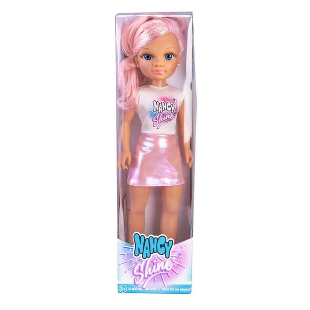 Muñeca Nancy Shine Cabello Rosa | Bodega Aurrera en línea