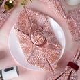 Fingercraft Cloth Napkin, Cotton Linen Blend Printed Table Napkins ...