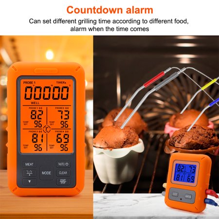 Chicken Steak Digital Display Cooking Electric Battery Powered ...