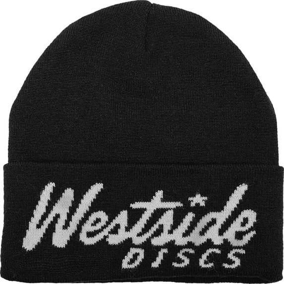 Westside Discs Cursive Logo Knit Beanie Winter Disc Golf Hat - Walmart.com