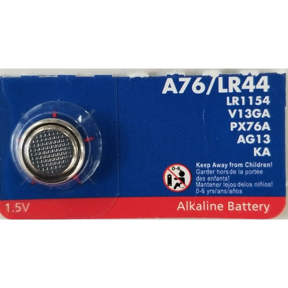 Star Struck A76 1.5V Button Cell Battery CRDD BLSTR PCK NNPGB - Walmart.com
