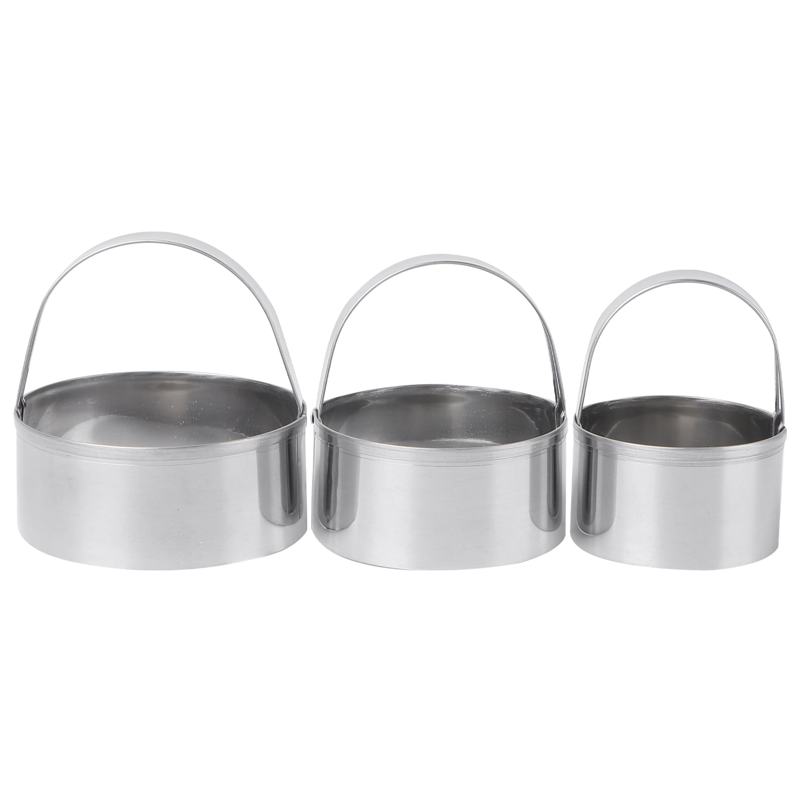 Click here for Qusenong 3pcs Classic Stainless Steel Round Biscui... prices
